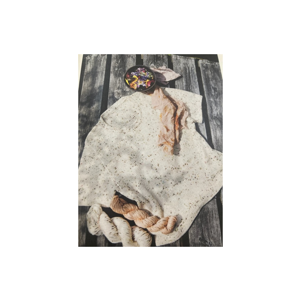 Strik og Plantefarvning - Uld, Krap og grønne blade - af Signe Siemsen